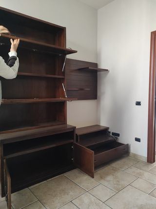 parete attrezzata legno trattabile 