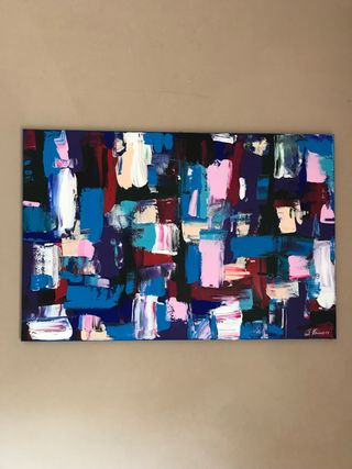 Quadro Astratto dipinto a mano