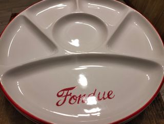 Sei piatti per fonduta 