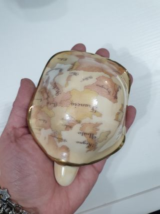 tartaruga in porcellana di limoges