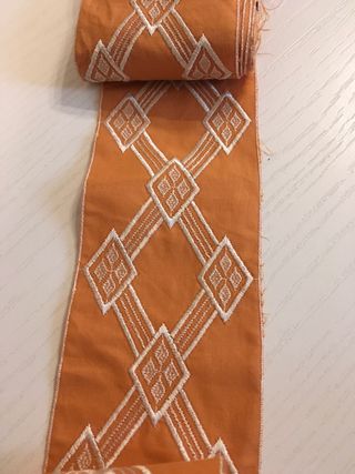 12,80 metri bordura vintage in cotone