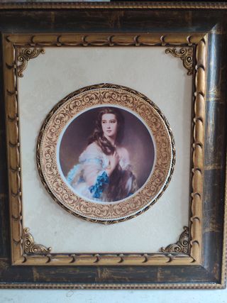 Quadro legno oro