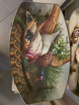 Piatti vintage decorati a mano