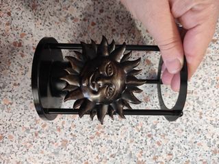 Portacandele metallo 