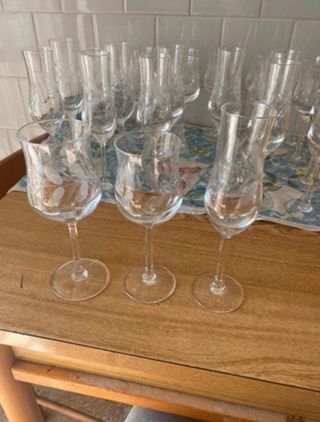 Servizio bicchieri cristallo da 12