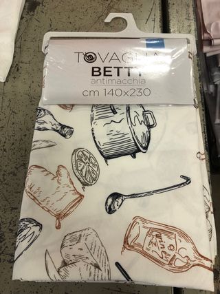 Tovaglia antimacchia 140x230 fantasia cucina