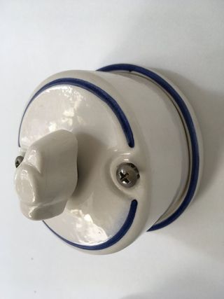 Interruttore ceramica decorata