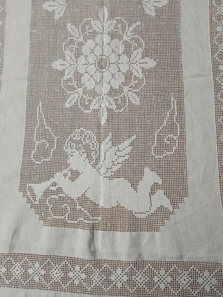 tov x12 a mano sfilato lino con tovaglioli 