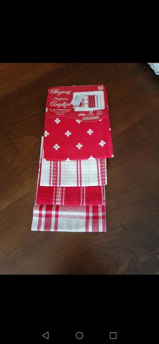 4 strofinaccio da cucina shabby chic 