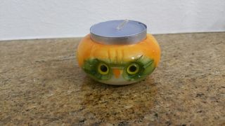 SALDI 4,90€ Portacandela gufo civetta alabastro