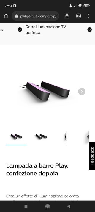 Luci philips confezione doppia
