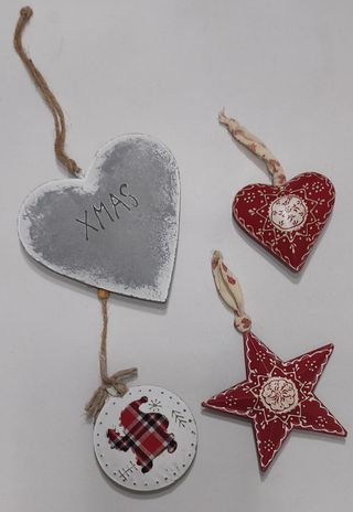 set 4 addobbi Natale