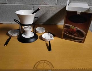 set da fonduta per cioccolato