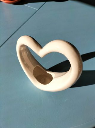 porta vaso a forma di cuore