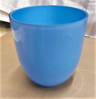 Vaso azzurro cm 19