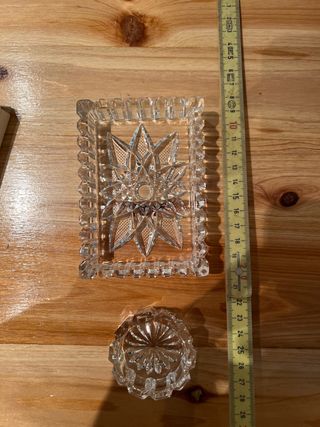 Porta oggetti in vetro