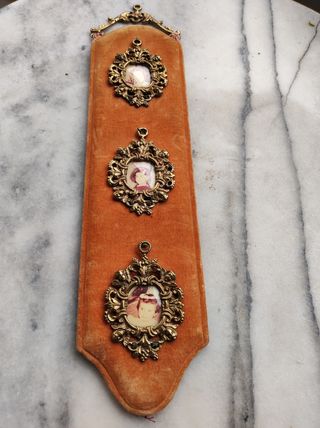 Cornice vintage con 3 portafoto