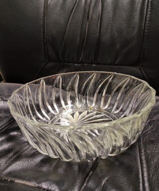 ciotola in vetro vintage 