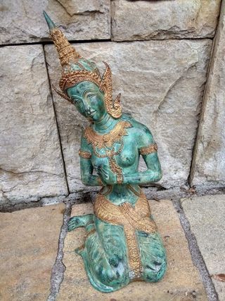 Statua dea guardiano del tempio Thailandia
