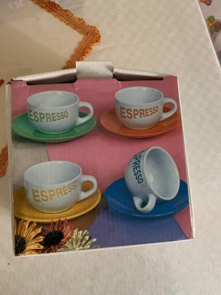 4 tazzine espresso 