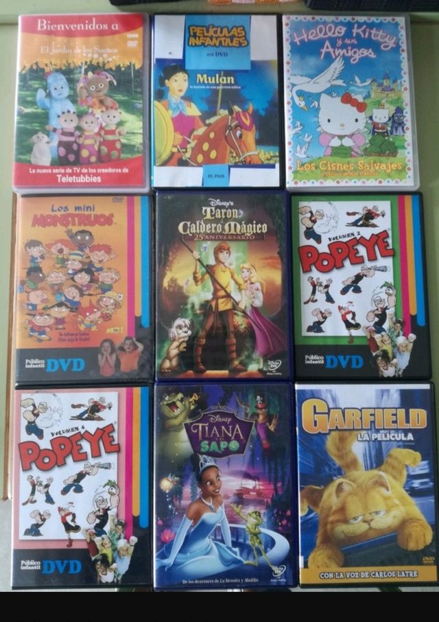 DVD Películas infantiles. de segunda mano por 4 EUR en Santa Cruz de ...