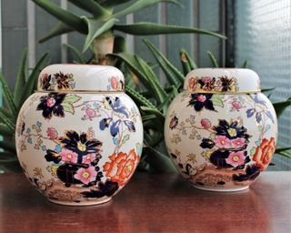 2 potiche Mason's vaso