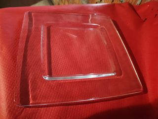 Piatto / Vassoio grande vetro trasparente