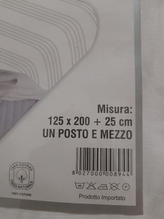 coprimaterasso un posto e mezzo con angoli 