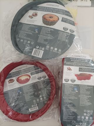 Set 3 stampi in silicone