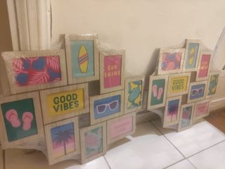 Portafoto da parete multiplo. 2 pezzi