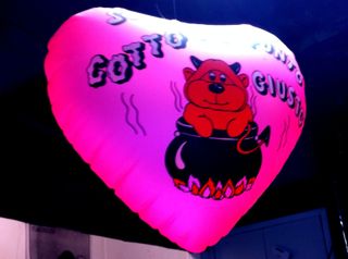 LOVE SAN VALENTINO CUORE GONFIABILE CM, 48