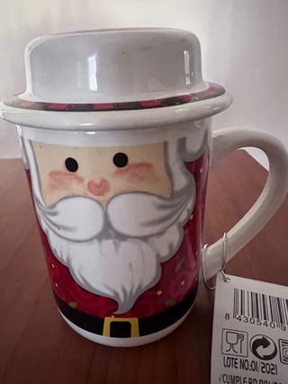 Tazza con coperchio Merry Christmas 
