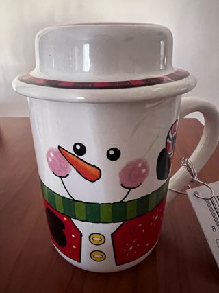 Tazza con coperchio Merry Christmas