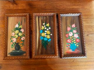 Tris di quadretti in legno 