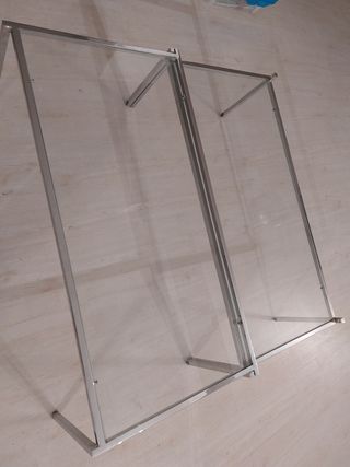 Tavolo in vetro, allungabile 