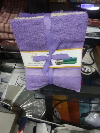 asciugamani 3 viso+ 3 ospiti spugna cotone 100%