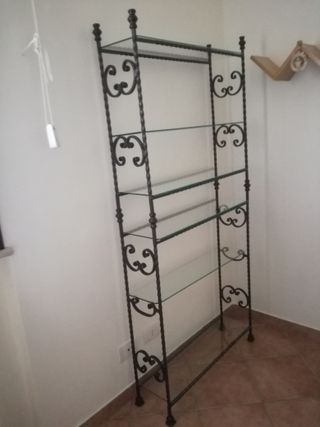 LIBRERIA/VETRINA IN FERRO DI DESIGN