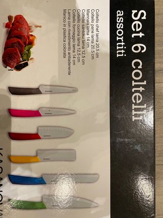 Set coltelli ceramica