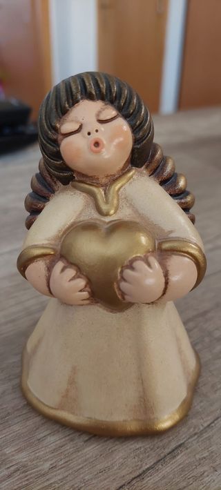 THUN Angelo Lilli con cuore oro Champagne 10 cm