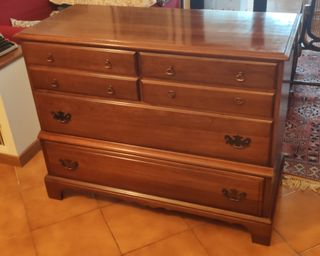 Comò 6 cassetti, stile classico + comodini