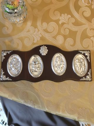 Quadretto portafortuna in argentò 