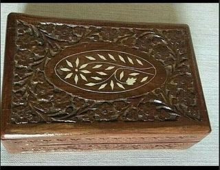 Scatola in legno etnica 