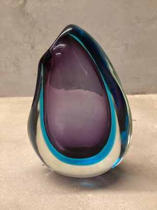 Vaso in vetro di murano