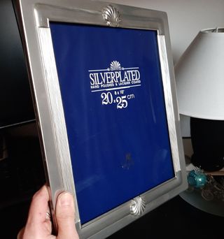 Cornice foto placcato argento 