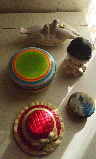 Scatoline portagioie in ceramica 