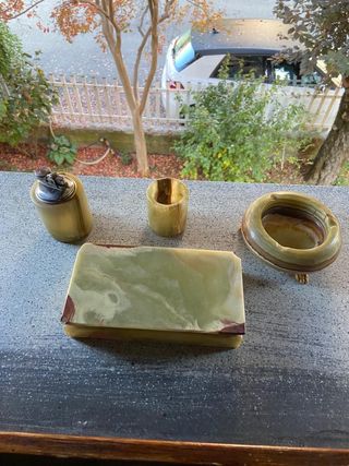 Set da Fumo in onice