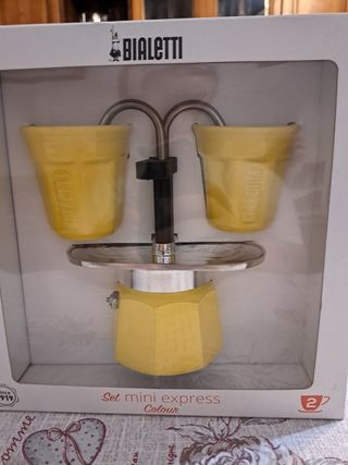 set mini express giallo bialetti 