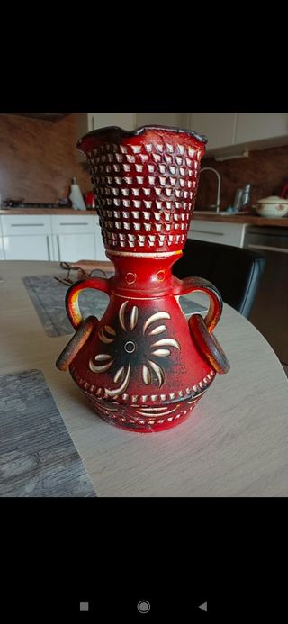 vaso vintage in ceramica