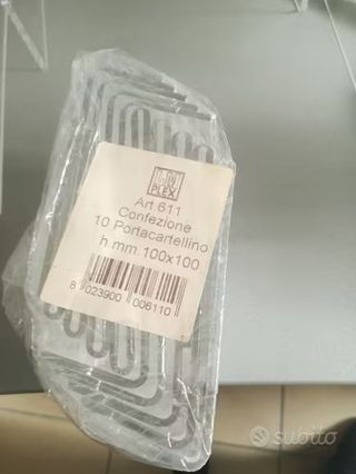 Porta cartellino/prezzo