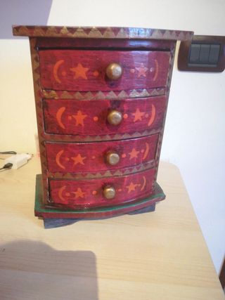 Mini Cassettiera in legno